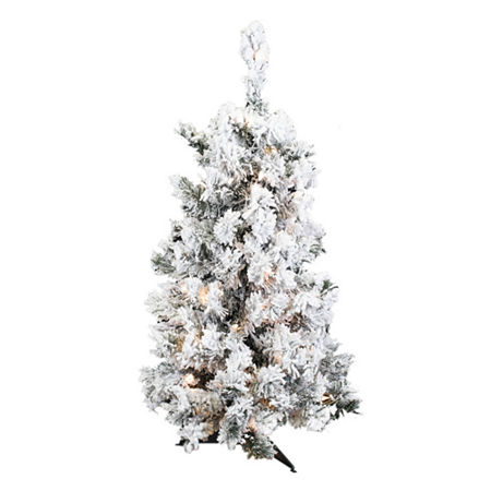 Click here for Vickerman 36 x 24 Flocked Alaskan Dura-Lit 100CL -... prices