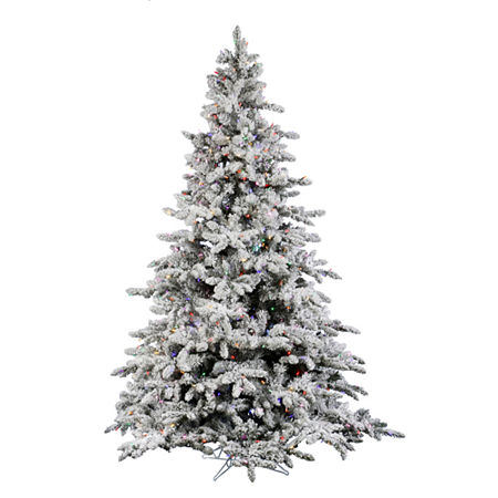 Click here for Vickerman 6 1/2 Foot Flocked Christmas Tree  One S... prices