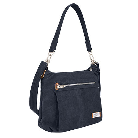 Travelon Anti-Theft Heritage Hobo Bag - Medium Blu