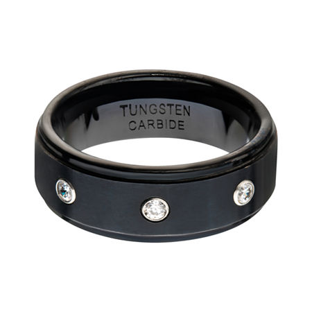 Click here for Inox Mens Jewelry 9M White Cubic Zirconia Tungsten... prices
