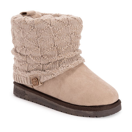 Click here for Muk Luks Womens Laurel Flat Heel Booties  10 Wide... prices