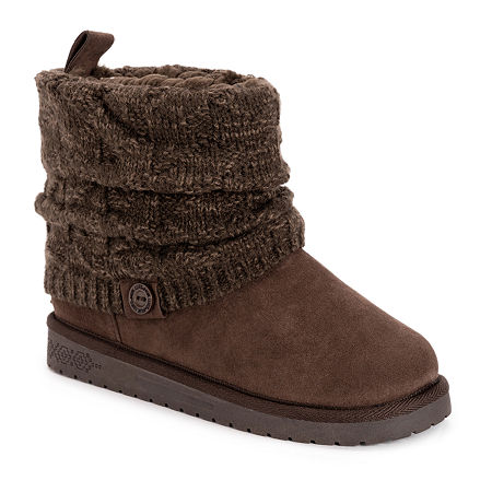 Muk Luks Womens Laurel Boots - Brown java