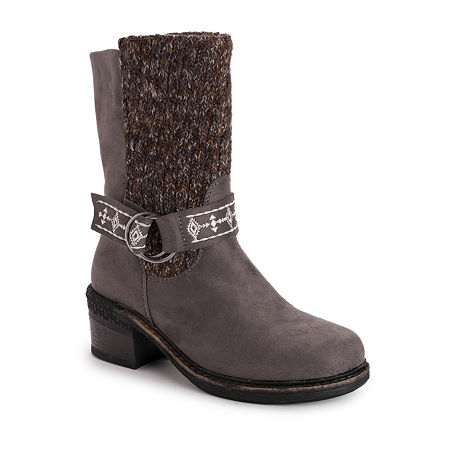 Muk Luks Womens Arya Alice Boots - Grey