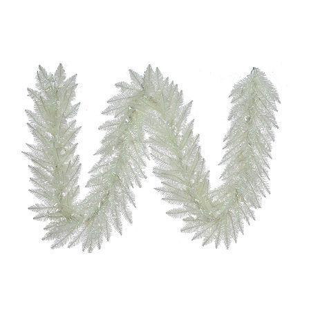 Click here for Kurt Adler 9-Foot Iridescent Garland  One Size  Wh... prices