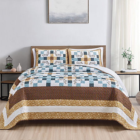 Click here for Laurel Manor Mariela Bedspread  One Size  Brown prices