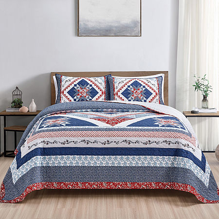 Click here for Laurel Manor Therese Bed Skirt  One Size  Blue prices