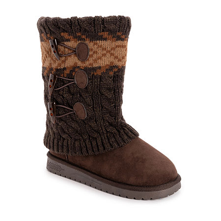Muk Luks Womens Cheryl Boots - Java marl
