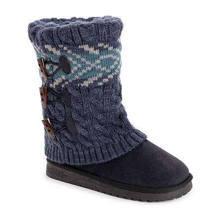 Click here for Muk Luks Womens Cheryl Cuff Boot - Indigo marl prices
