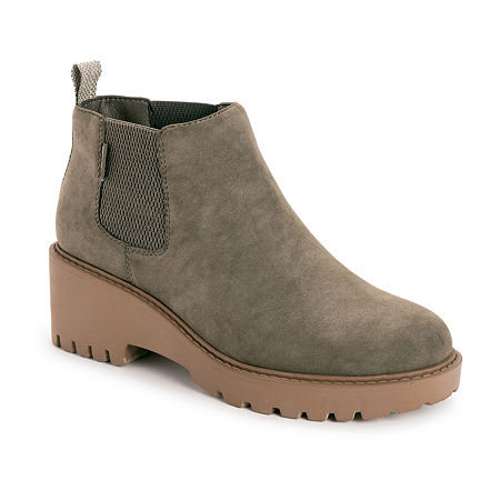 Muk Luks Womens Finley Francis Boots - Moss