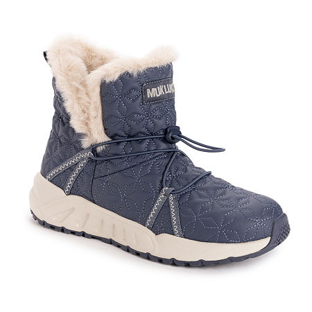 Muk Luks Womens Jasmine Jade Booties - Midnight blue