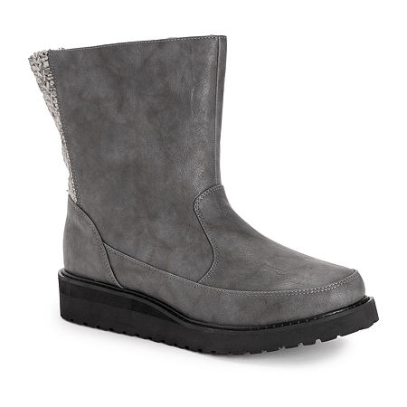 Click here for Muk Luks Womens Slope Natalie Flat Heel Dress Boot... prices
