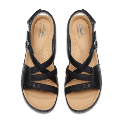 Clarks Womens Merliah Bonita Wedge Sandals | Plaza Las Americas