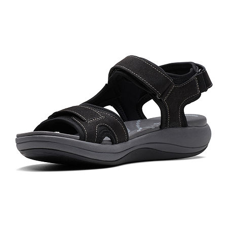Click here for Clarks Womens Mira Bay Sandals  7 Medium  Black prices