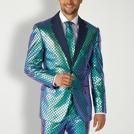 Click here for OppoSuits Big & Tall Shiny Party Suit - Peppy Pink... prices