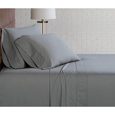 Click here for Cannon 200 Thread Count Solid Percale Sheet Set prices