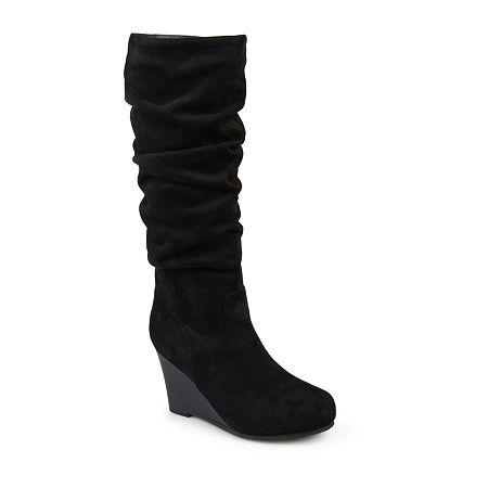 Click here for Journee Collection Womens Haze Wedge Heel Riding B... prices