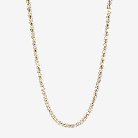 Click here for Womens 14K Gold 18 Inch Bead Chain Necklace  One S... prices