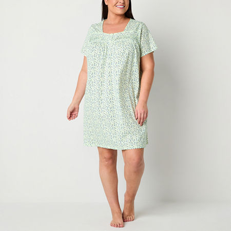 Click here for Adonna Womens Short Sleeve Plus Nightgown  3x  Gre... prices