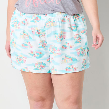 Click here for Sleep Chic Womens Plus Pajama Shorts  3x  White prices