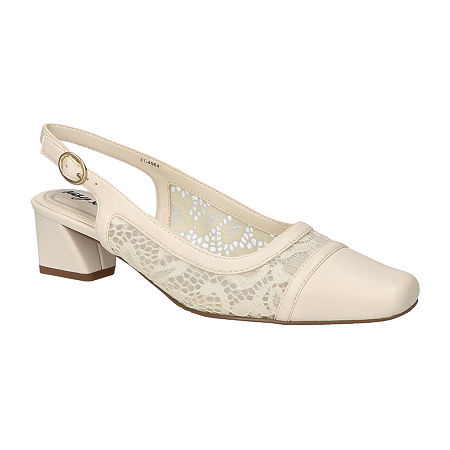Click here for Easy Street Fortune Womens Square Block Heel Pumps... prices