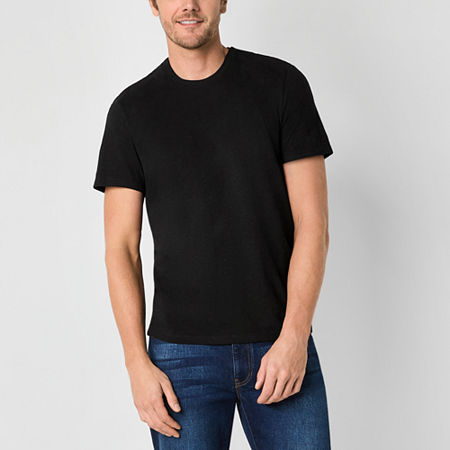 Click here for mutual weave Slub Mens Easy-on + Easy-off Crew Nec... prices