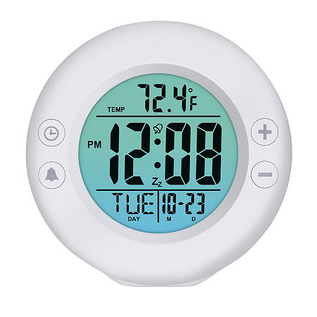 Click here for Westclox White Alarm Clock  One Size  White prices