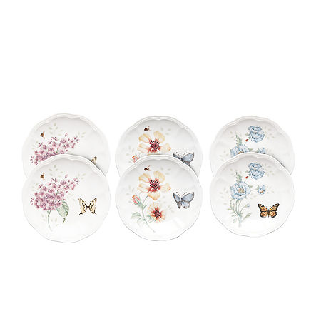 Click here for Lenox Butterfly Meadow Tidbit Party Plates  Set of... prices