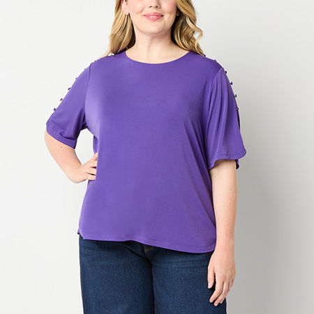 Click here for Liz Claiborne Sustainable Womens Plus Round Neck E... prices