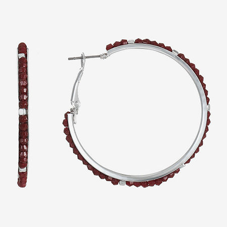 Click here for Mixit Womens 41.6mm Hypoallergenic Hoop Earrings... prices