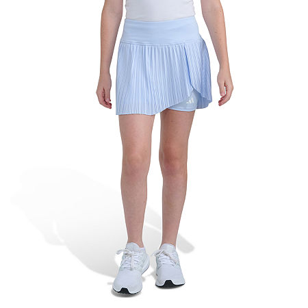 Click here for adidas Girls 8-16 Woven Pleated Skort - Light Blue prices