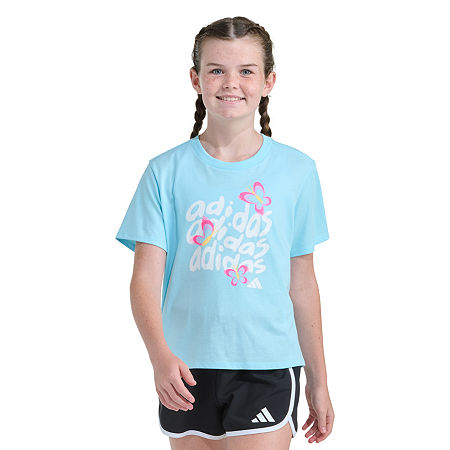 Click here for adidas Big Kid Girls Crew Neck Short Sleeve Regula... prices