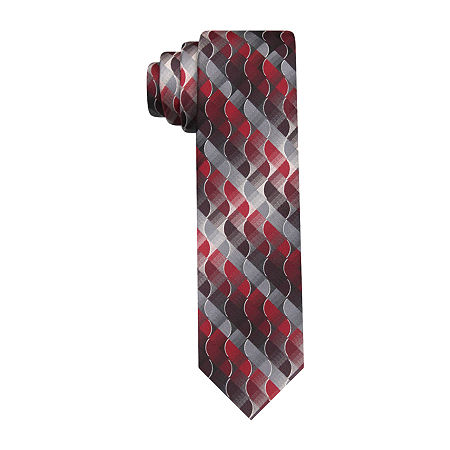 Click here for Van Heusen Geometric Tie  One Size  Red prices