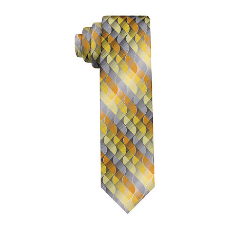 Click here for Van Heusen Geometric Tie  One Size  Yellow prices