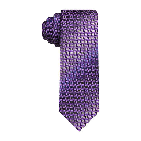 Click here for Van Heusen Geometric Tie  One Size  Purple prices