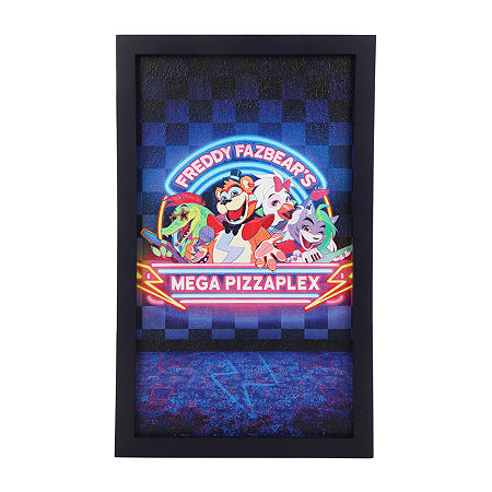 Click here for Mega Pizzaplex Black Wooden Framed Print  One Size... prices