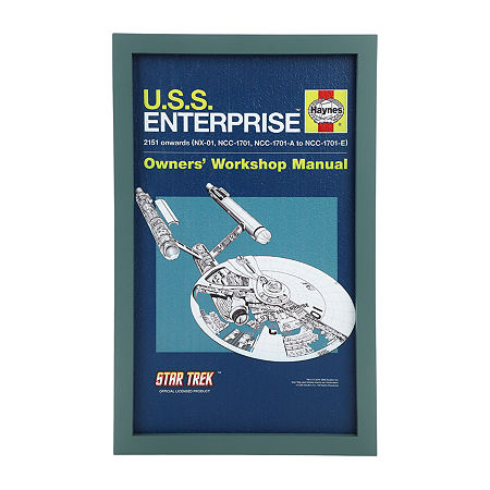 Click here for Uss Enterprise OwnerS Manual Replica Gray Wooden F... prices