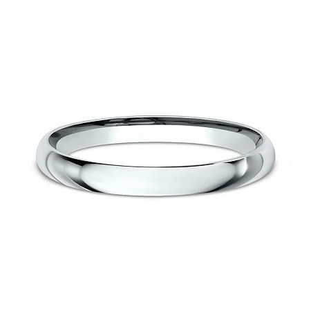 Click here for Womens 10K White Gold 2MM Comfort-Fit Wedding Band... prices