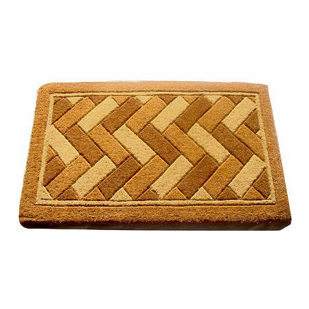 Click here for Geo Crafts Imperial Geometric Coir Doormat  One Si... prices