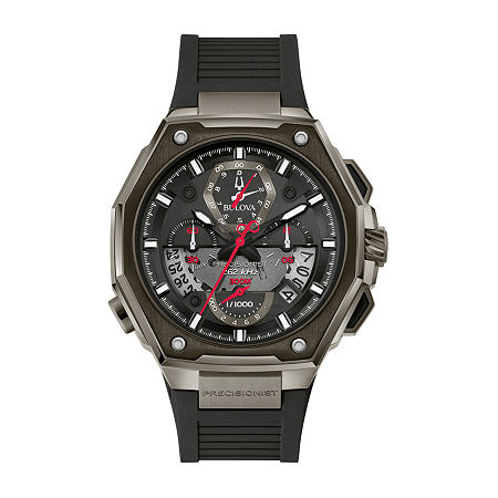 Click here for Bulova Mens Precisionist X Black Epdm Rubber Strap... prices