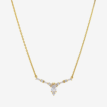 Click here for Sparkle Allure Womens Cubic Zirconia 14K Gold Over... prices