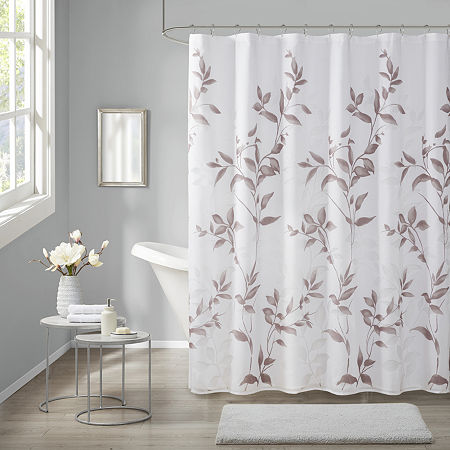 Madison Park Cecily Shower Curtain  72 x 72 - Mauve