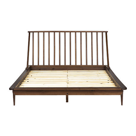 Click here for Ginny Spindle Platform Bed  One Size  Brown prices