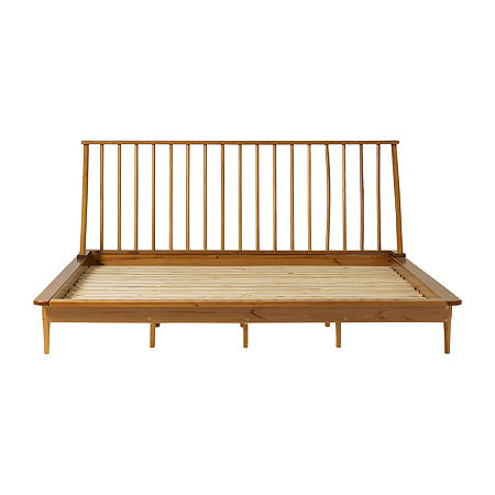 Click here for Ginny Spindle Platform Bed  One Size  Brown prices