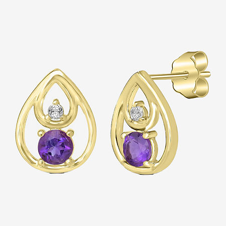 Click here for Silver Treasures Genuine Stone 14K Gold Over Silve... prices