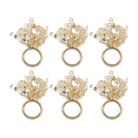 Click here for Design Imports Sparkle 6-pc. Napkin Rings  One Siz... prices