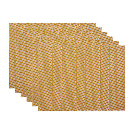 Click here for Design Imports Storm Blue Textured Twill Weave 6-p... prices