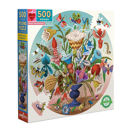 Click here for Eeboo Piece And Love Crazy Bug Bouquet 500 Piece R... prices