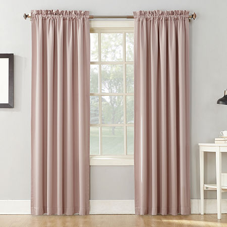 Click here for Room Darkening Rod Pocket Curtain Panel - Blush prices