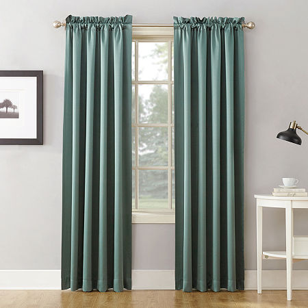 Click here for Room Darkening Rod Pocket Curtain Panel - Mineral prices