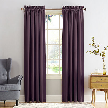 Click here for Grant Room Darkening Rod Pocket Curtain Panel - Pl... prices